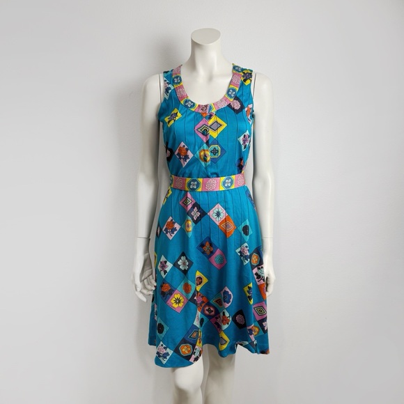 Venezia | Dresses | Vintage De Parisini Mod Sleeveless Dress Turquoise ...